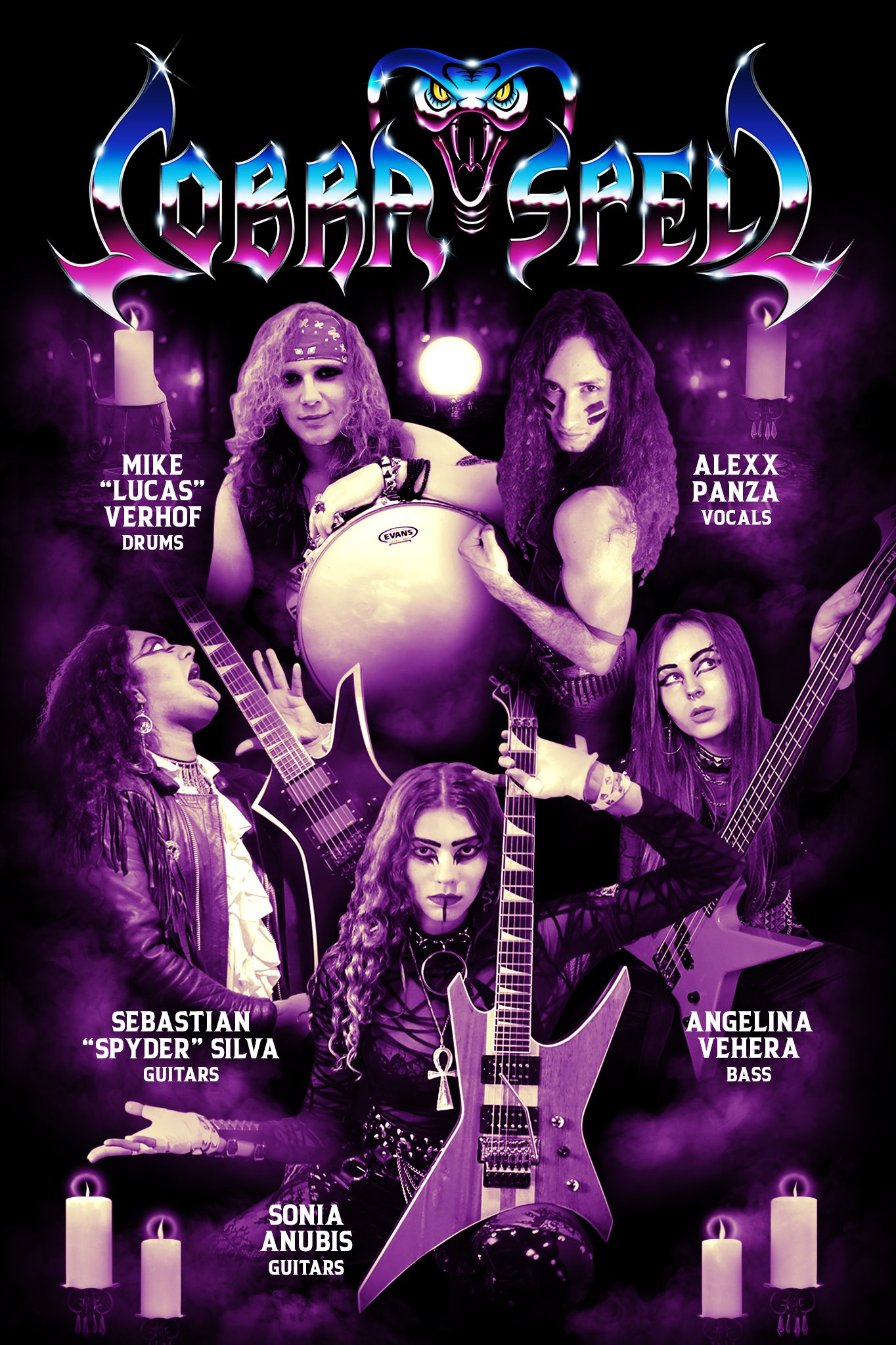 Meet Cobra Spell – Sonia “Anubis” Nusselder’s new 80’s-influenced band ...